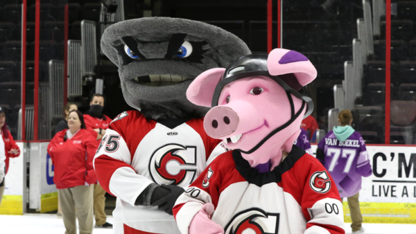 Cyclones Mascot Pillow Giveaway Night - The Banks